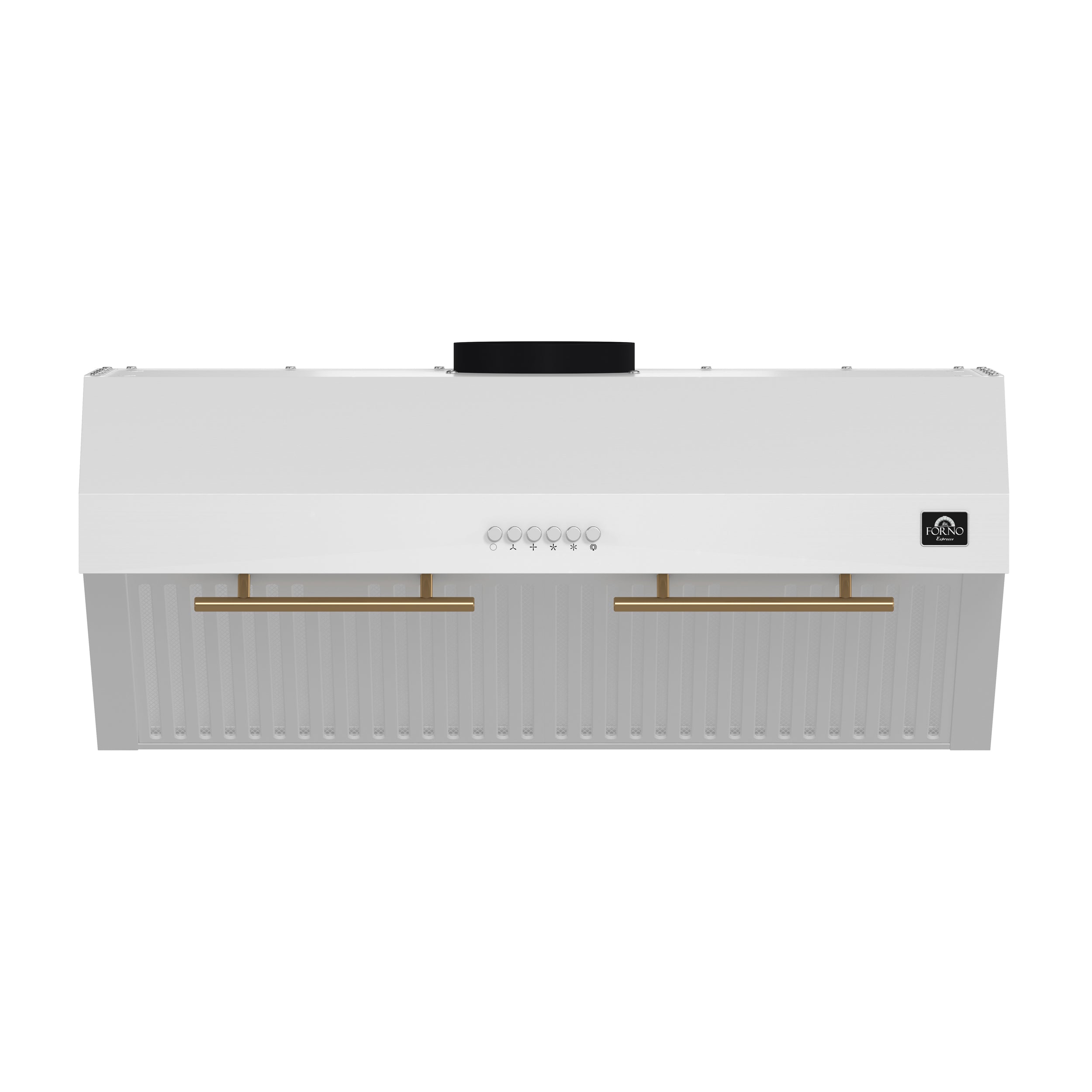 Forno Bari Espresso 30-Inch Under Cabinet Range Hood, White, 600 CFM ...